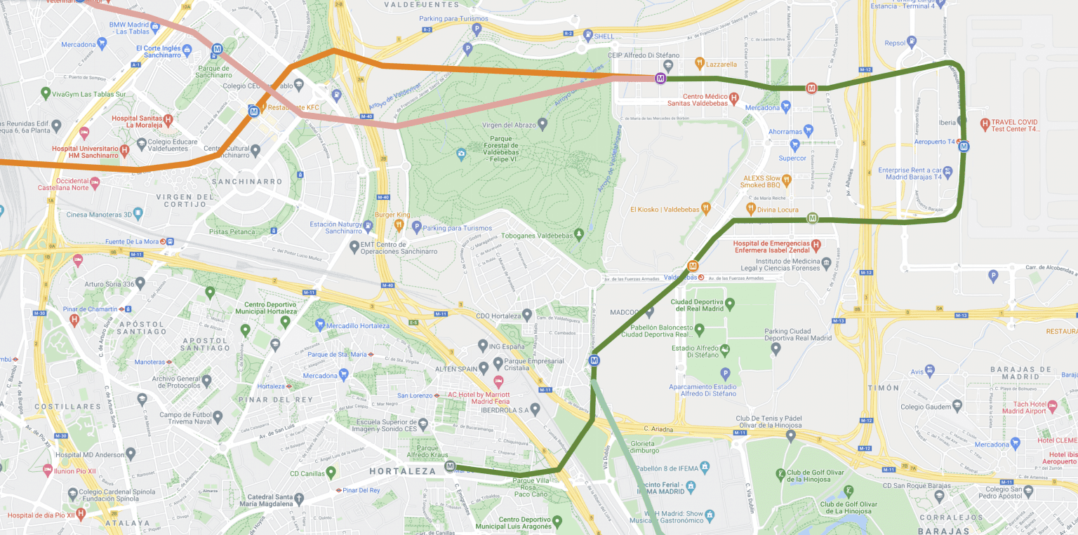 Propuesta de Ampliación de Metro: L11 a Valdebebas - Madrid Dealers